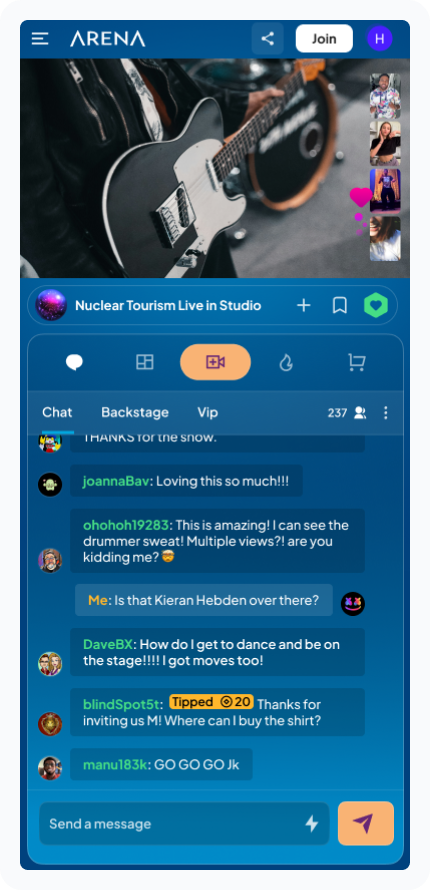 Arena.TV: Power Your Vision with Our Real-Time Streaming Platform