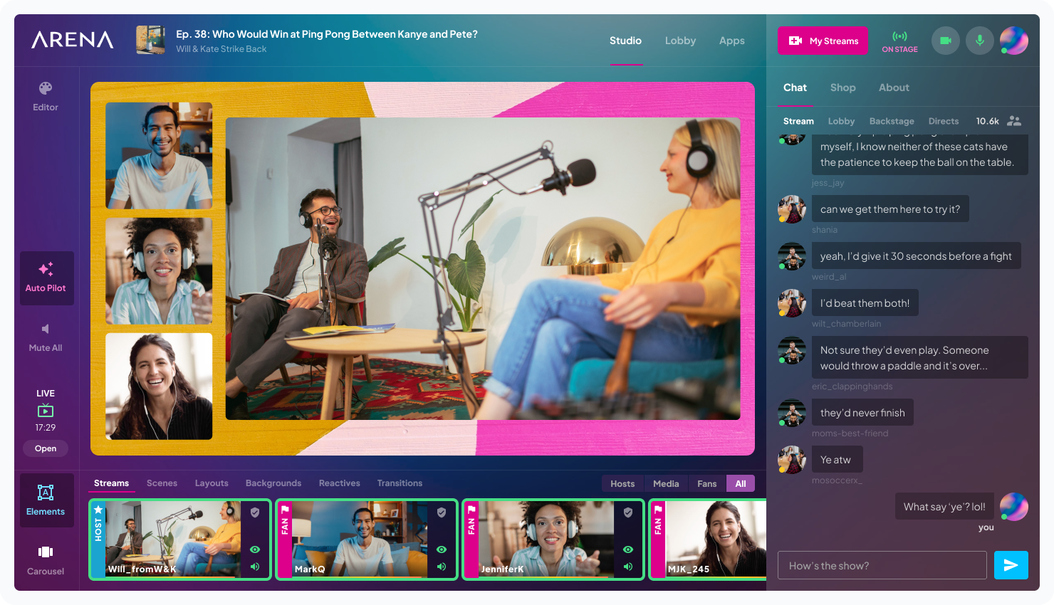 Arena.TV: Power Your Vision with Our Real-Time Streaming Platform